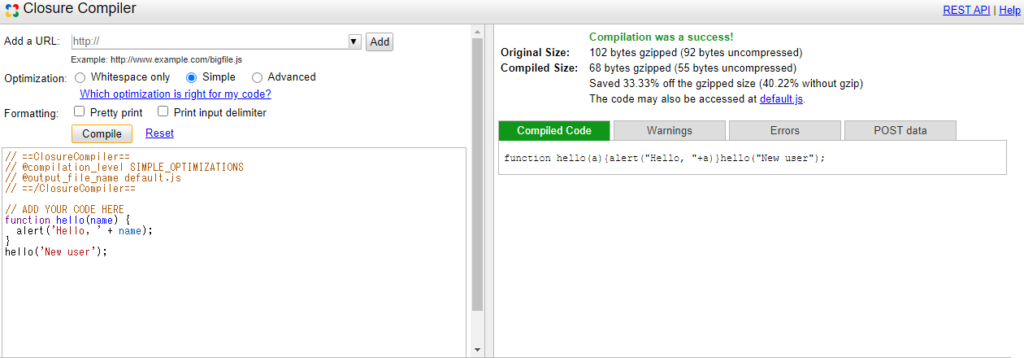Javascript コードを難読化する Obfuscator | OPTY LIFE(オプティライフ)